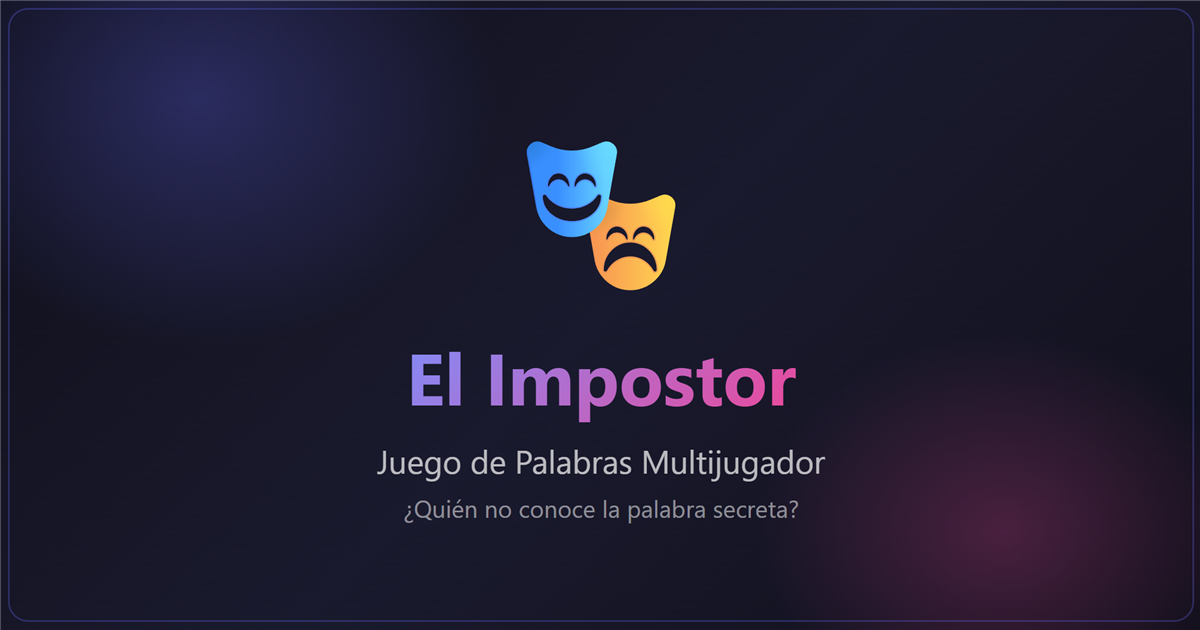 El Impostor - Juego Multijugador Online Gratis 2026